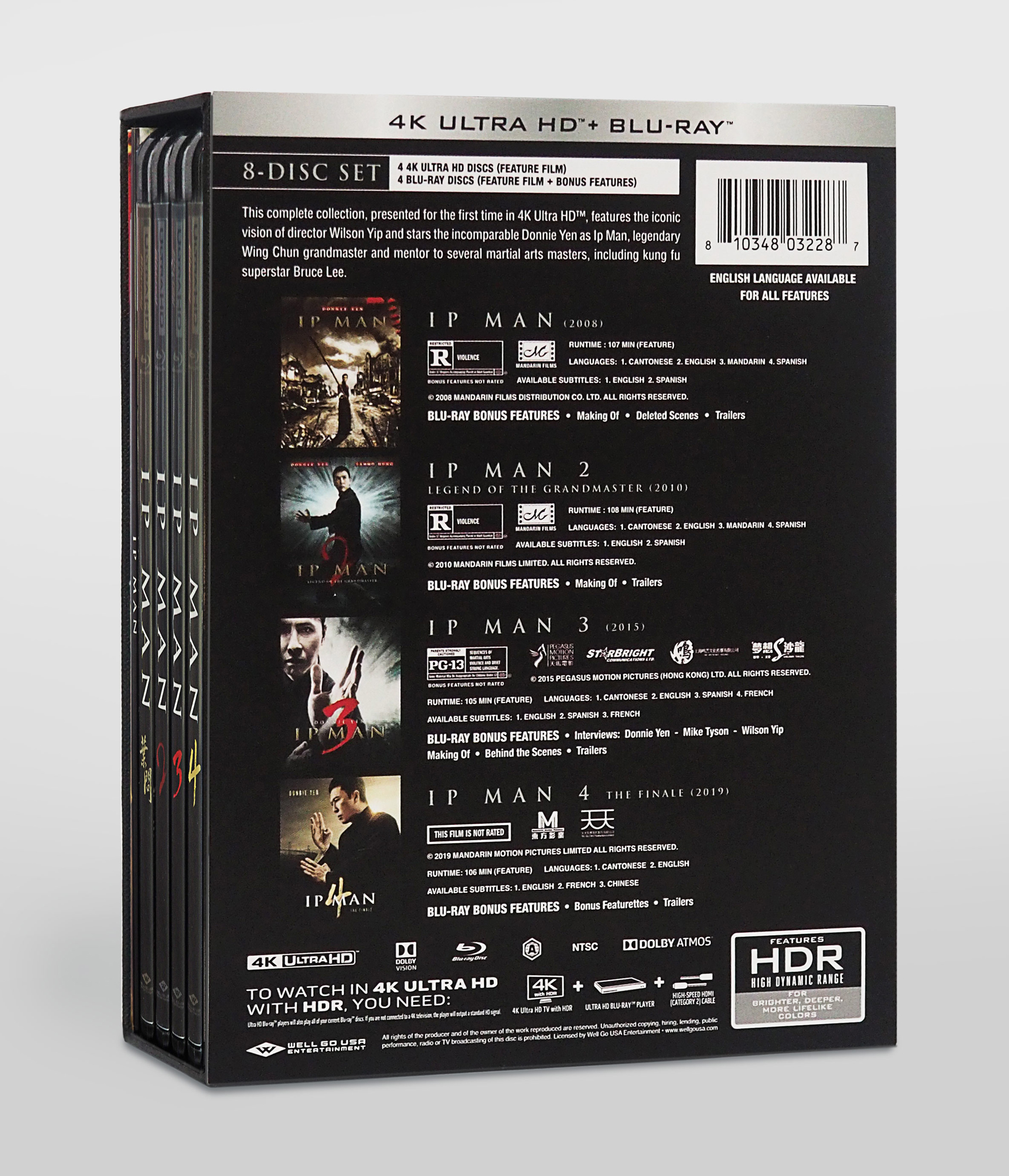 IP Man Complete Collection 4K UHD Box Set - Nothing But Geek