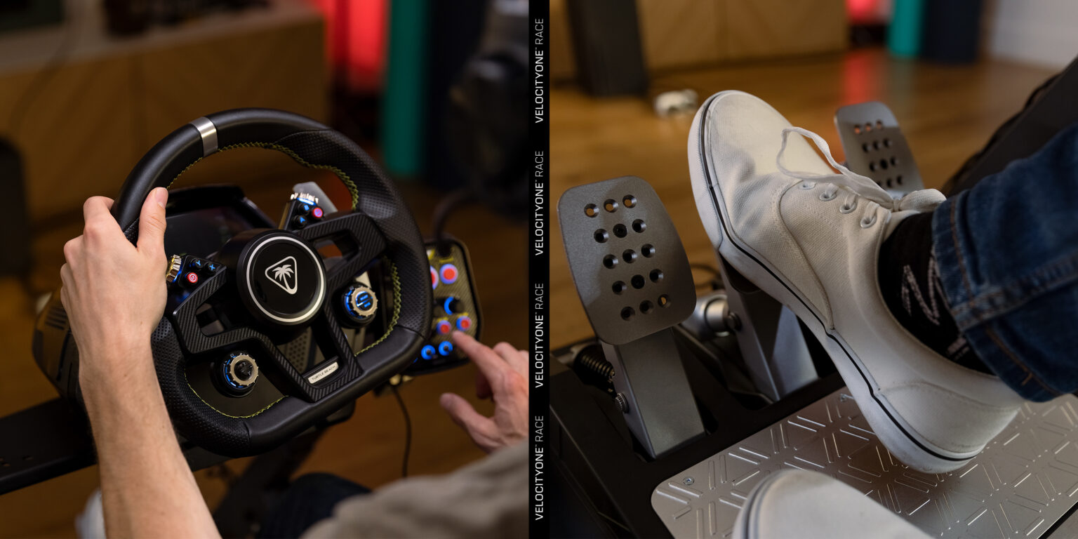 Turtle Beach's VelocityOne Race Universal Wheel & Pedal System ...